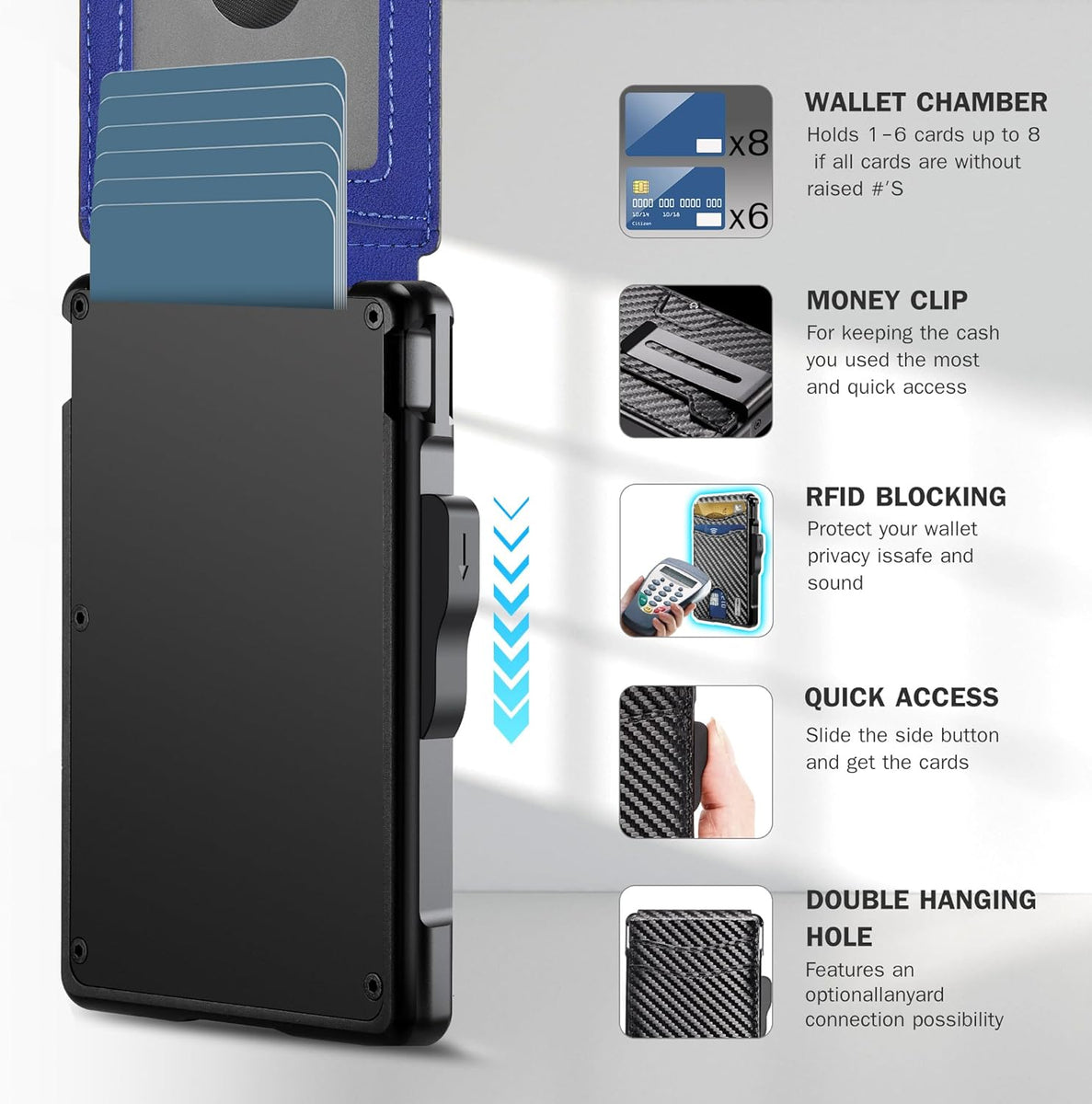 Umoven Bifold Carbon Fibre Wallet – Kinzd