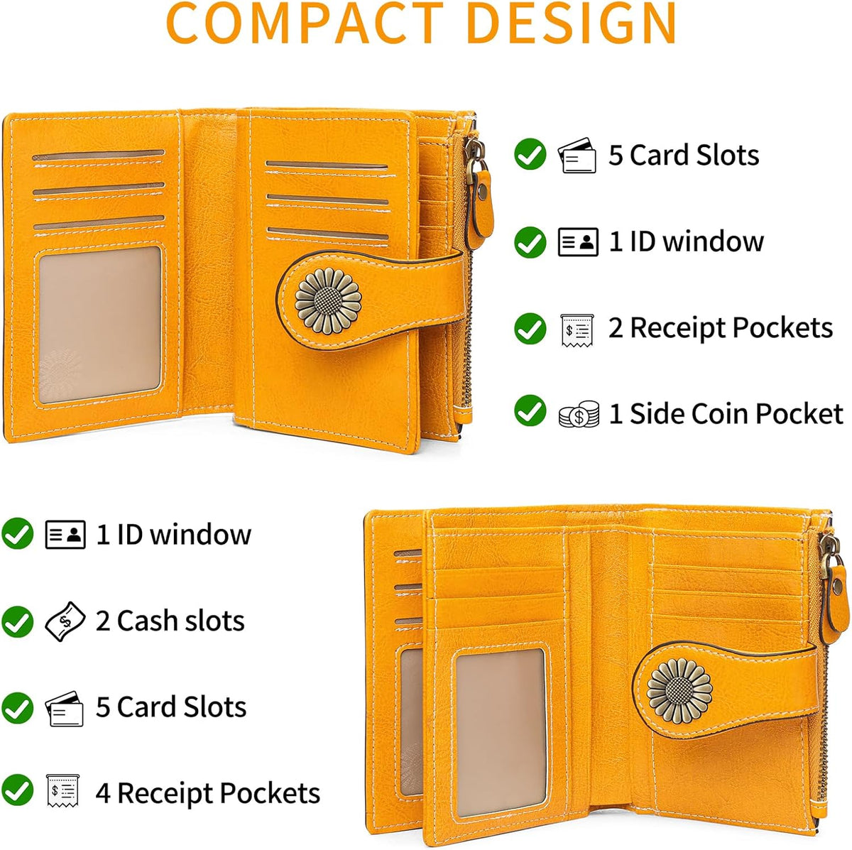 SENDEFN Accordion Wallet | Compact & Secure – Kinzd