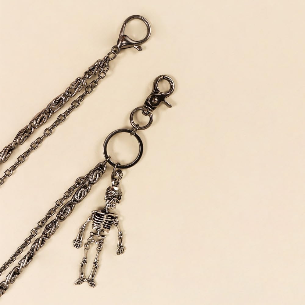 PINKPIN Skeleton Wallet Chain | Biker Jean Chain – Kinzd