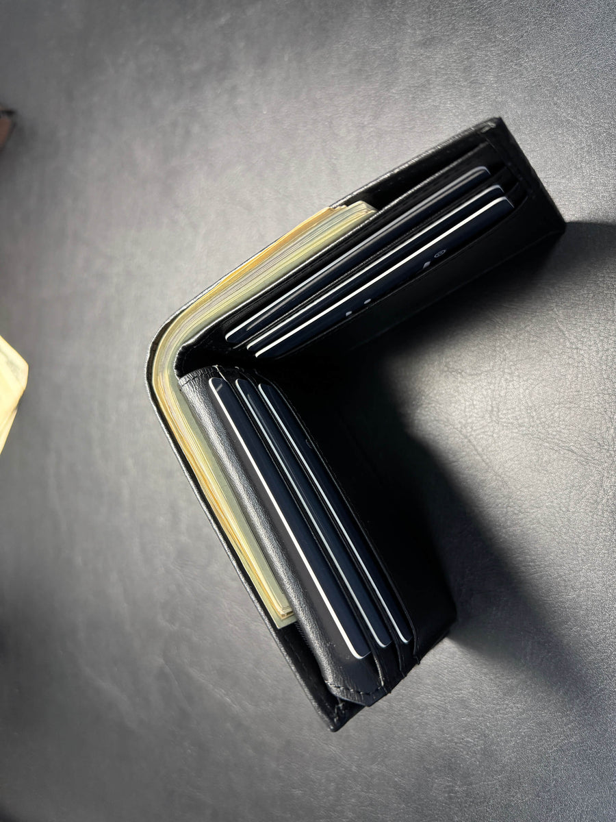 RFID Carbon Fiber Wallet for Men | Slim Bifold with ID Window – Kinzd