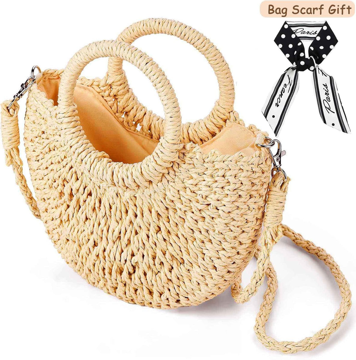 Dailyacc Straw Beach Purse | Shoulder Bag – Kinzd