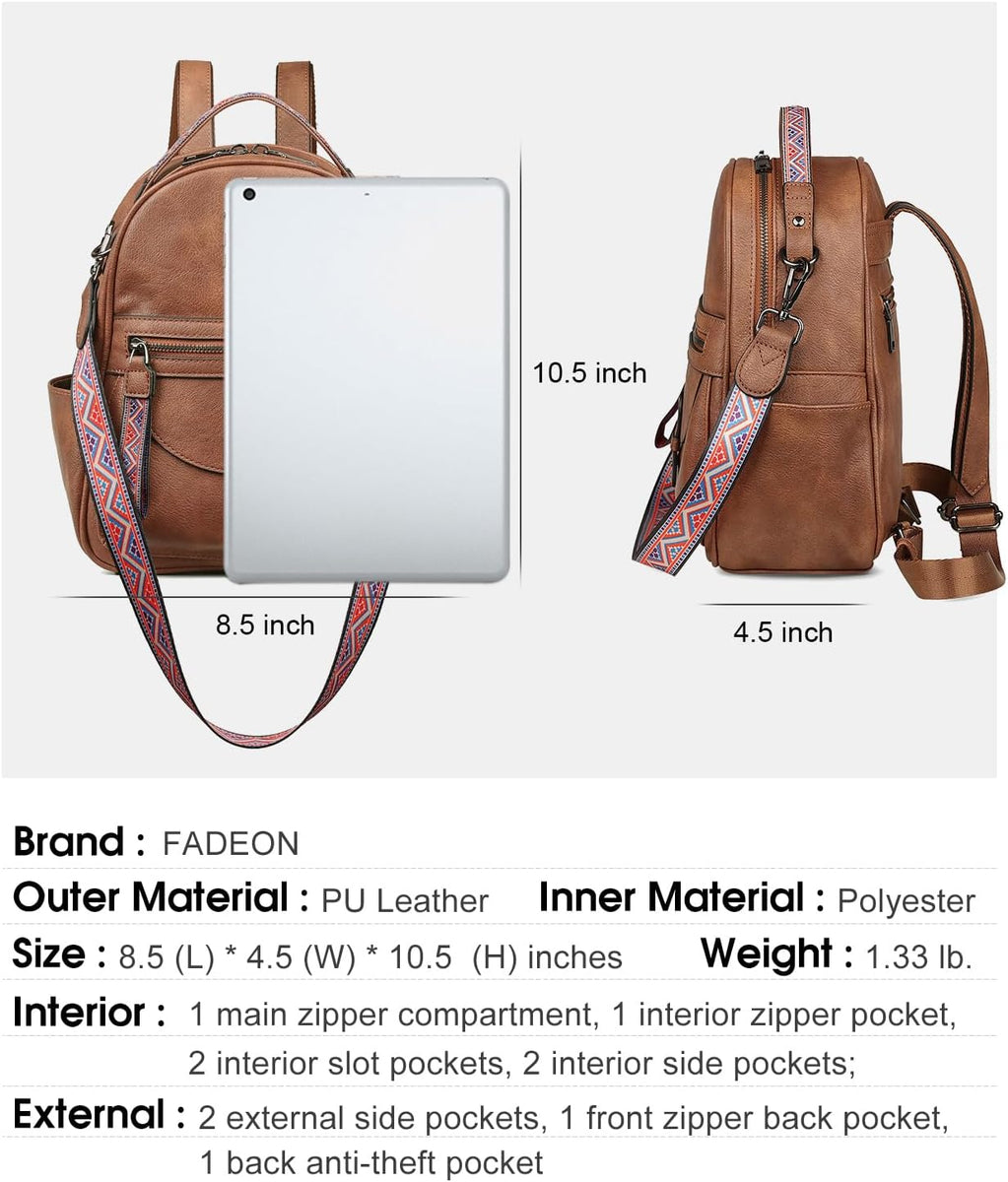 FADEON Leather Backpack – Kinzd
