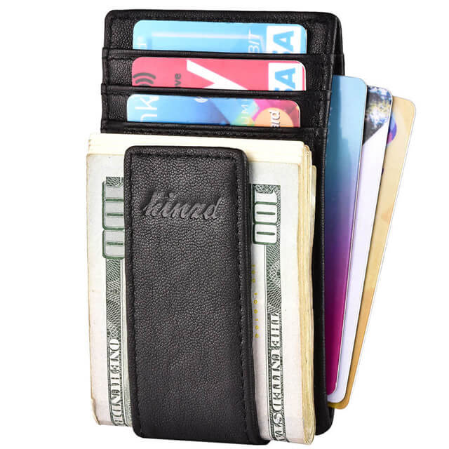 Money Clip Wallet | Vegetable Tanned Leather | Kinzd Slim Wallet